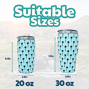 Sip Slip silicone tumbler sleeve - compatible with 30oz Yeti, RTIC, Ozark Trail, Magellan tumblers and more. Personalized Insulated Can Cooler covers (30 oz Watercolor)