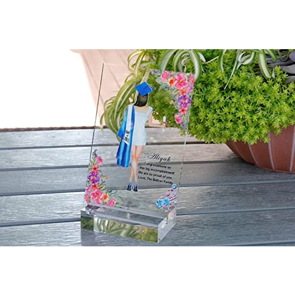 Custom Graduation Gift for Her ， Personalized Graduation Keepsake Print，Personalized Gift， High School ，College ， Medical School ，Grad Gift (6 * 8 inch)