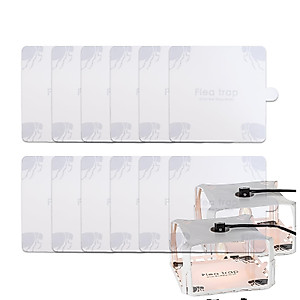 HECO ARMOR Flea Sticky Trap Refills, Flea Traps Refill Light Trap Replacement Discs Boards (12 PCS)