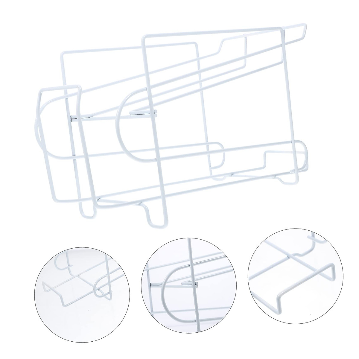 DOITOOL Refrigerator Organizer Bins Pop Soda Can Dispenser Beverage Holder for Fridge Freezer Kitchen Countertops Cabinets Metal Canned Food Pantry Storage Rack