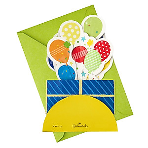 Hallmark Paper Wonder Birthday Pop Up Card (Balloons)