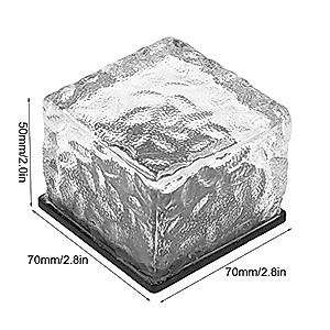 KAKAKE Solar Buried Lamp, Garden Light Solar Charging Embedded Installation for Swimming Pool Peripheral Layouts for Courtyards