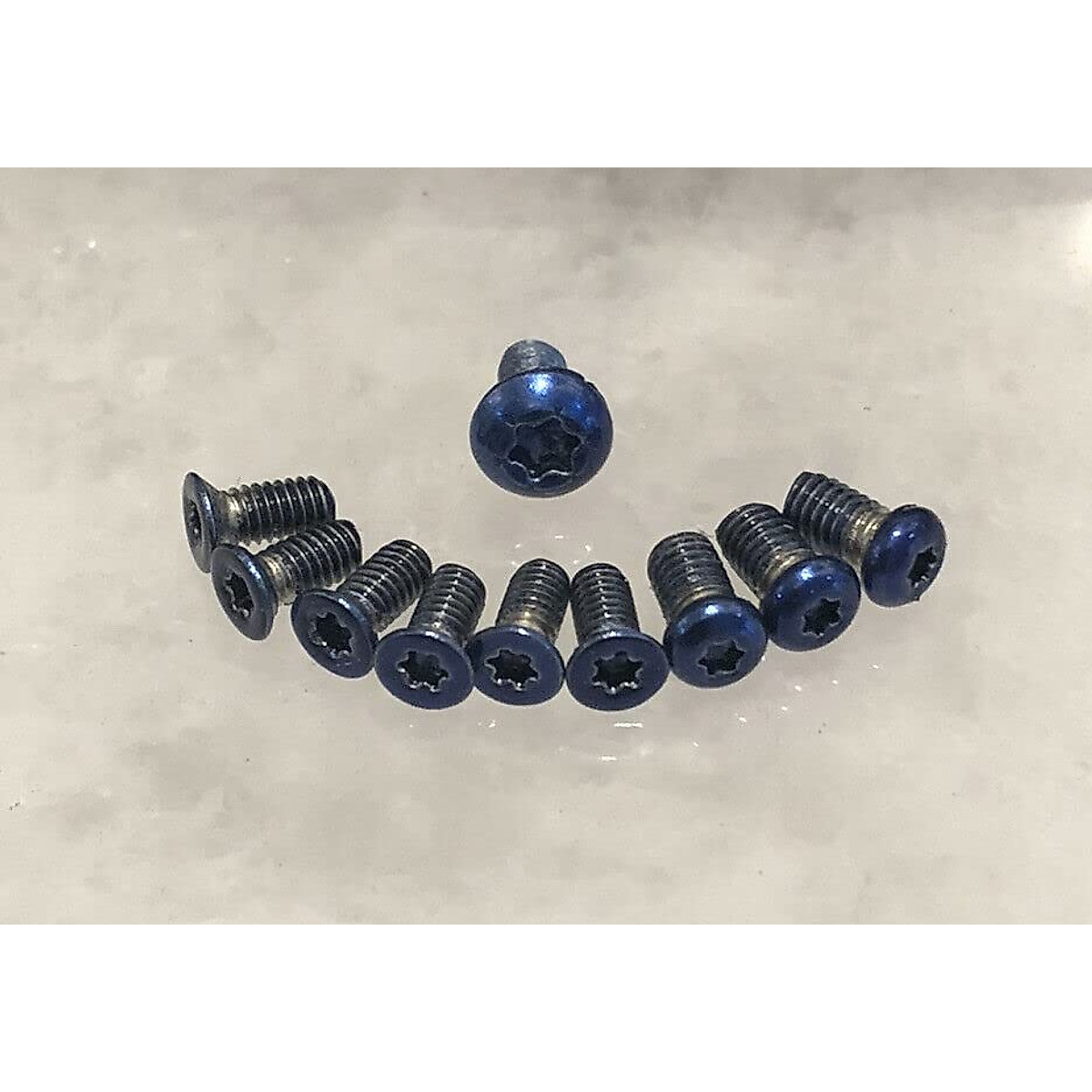 Blue Torx Screws Set for Spyderco Tenacious Resilience Pocket Knife Set of 10pcs TBLU-VAL-10