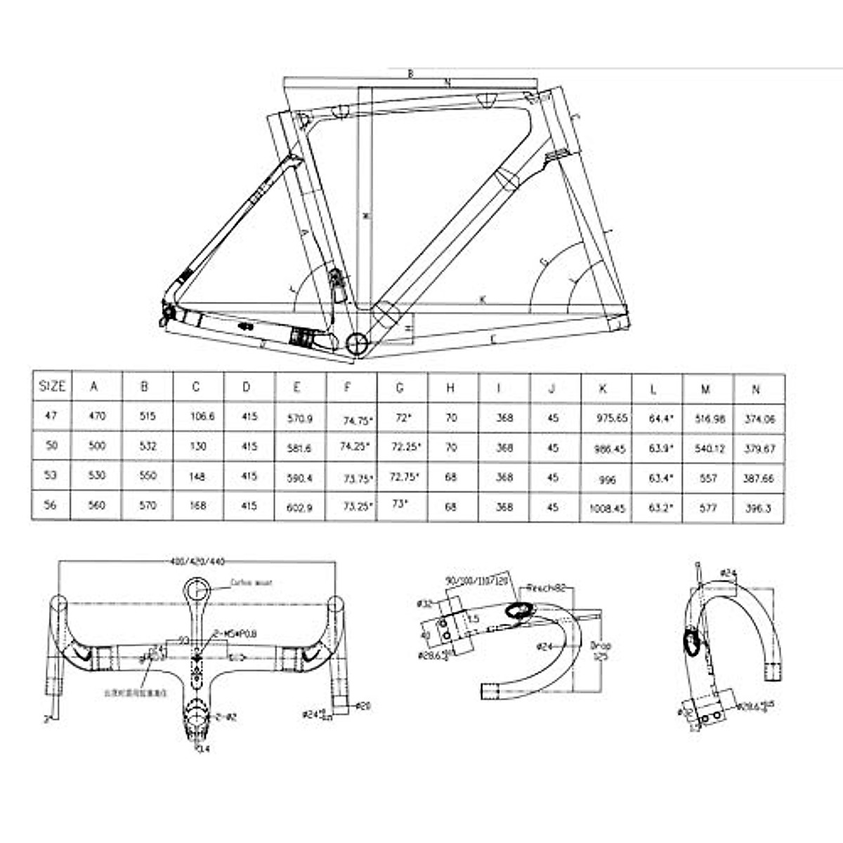 Seraph Chameleon Paint Superlight Carbon Fiber Road Racing Bike Bicycle Frame