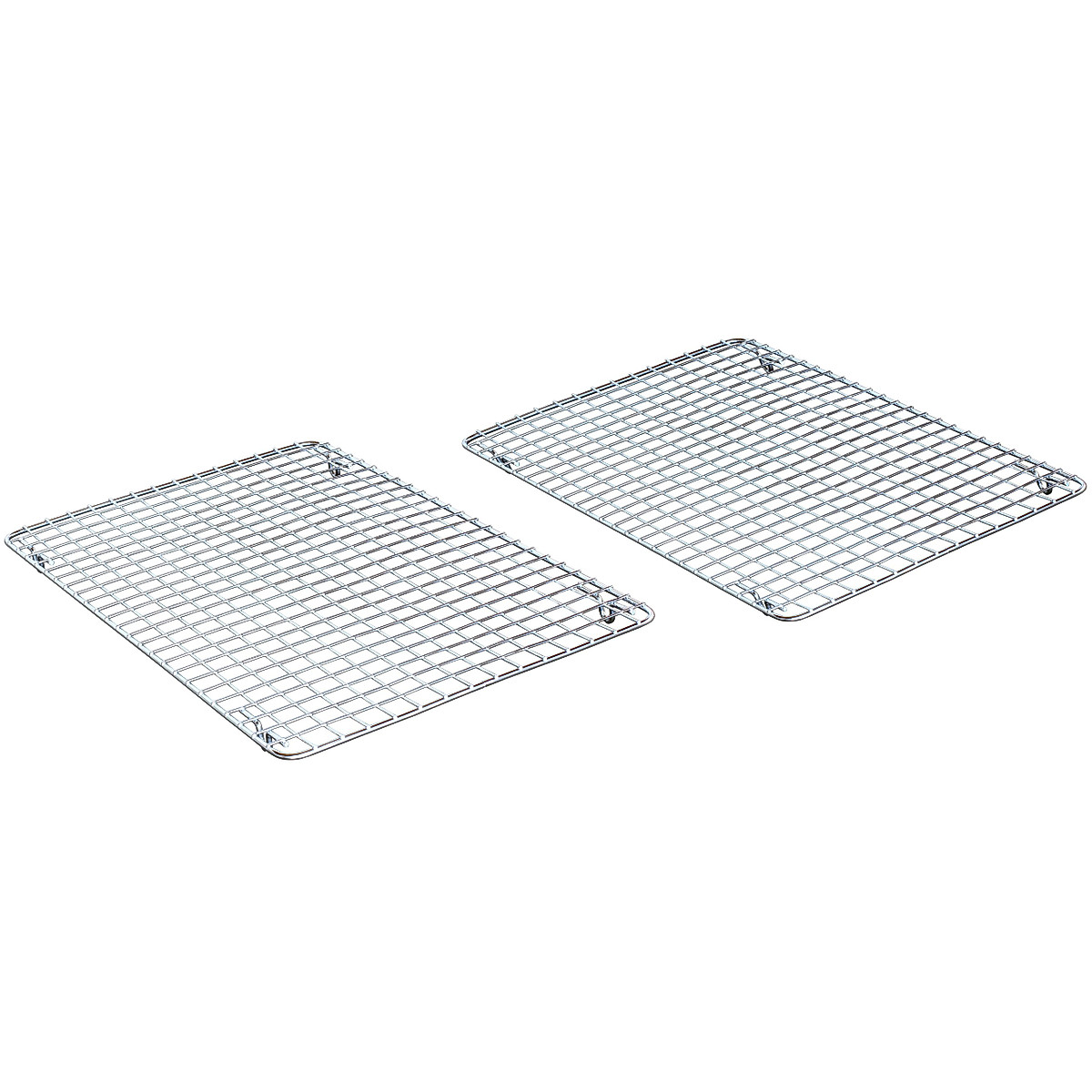 DecoBros 2 Pack 10x16 inches Cooling Rack Wire Steel Pan Grade, Chrome