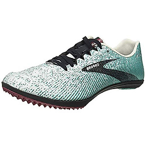 Brooks Women's Race Running Shoe, Grey Black Atlantis, 10