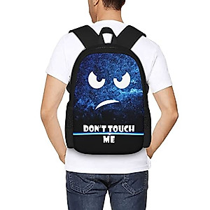 Don'T Touch Me Bag Backpack Student Backpack Cartoon Backpack Large Capacity 17-Inch Backpack