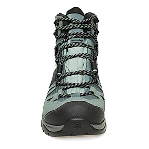 Salomon Quest 4 Gore-TEX Hiking Boots for Women, Slate/Trooper/Opal Blue, 5.5