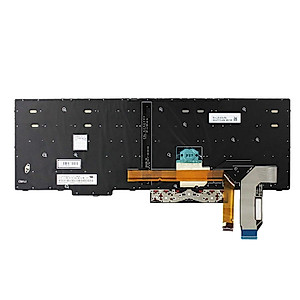 AUTENS Replacement US Keyboard for Lenovo ThinkPad E580 E585 L580 E590 E595 L590 T590 P52 P72 P53 P53S P73 (Not Fit P52s) Laptop (Backlight)