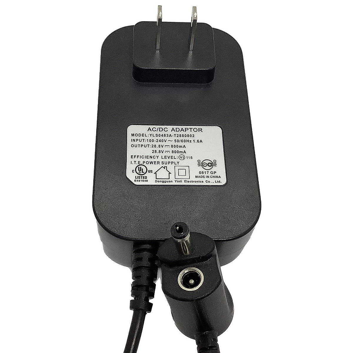 Genuine Shark 28.8V AC/DC Single or Dual Power Charger Adapter YLS0483A-T2880802 for IC205 IF200 IF201 IF202 IF203 IF252 IF281 IR100 IR142 IONFlex Vacuum F30 F80 X30 X40