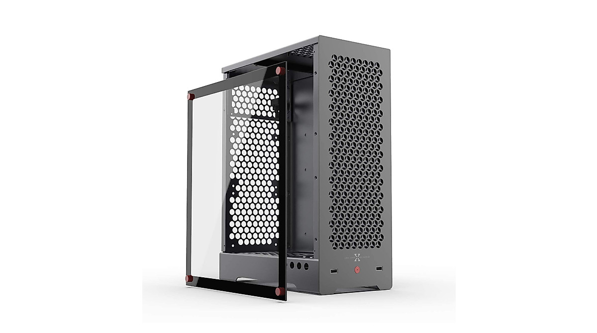 C1 Micro ATX Gaming PC Case with Water Cooling and Aluminum Alloy