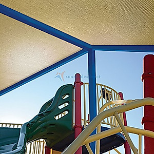 TANG Sunshades Depot 6'x50' Shade Cloth Beige Fabric Roll Up to 95% Blockage UV Resistant Mesh Net for Outdoor Backyard Garden Plant Barn Greenhouse Weddings Placemat Crafts Decorate Swing