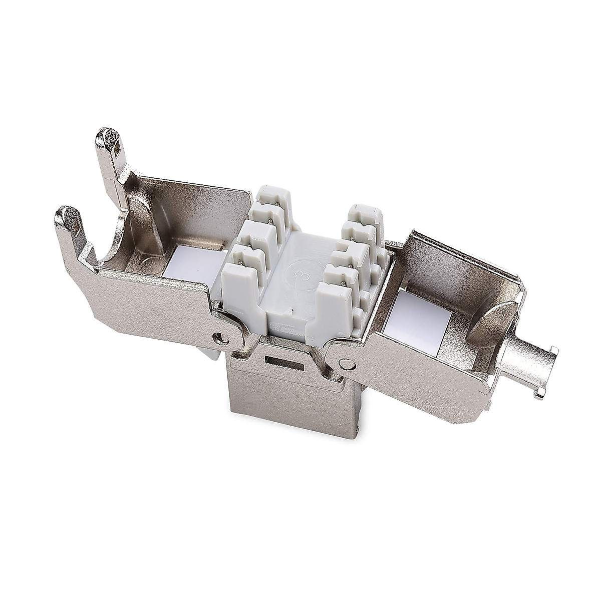 Cable Matters UL Listed 10Gbps 6-Pack RJ45 Shielded Cat6A / Cat6 Keystone Jack with Integrated Shutter