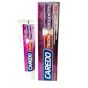 CAREDO Healing Periodontitis Treatment At Home Toothpaste, Periodontal Disease Treatment 3.52oz 2 Tubes, Gingivitis Treatment for Gum Disease, Fluoride Free Toothpaste for Bleeding Gums and LooseTeeth