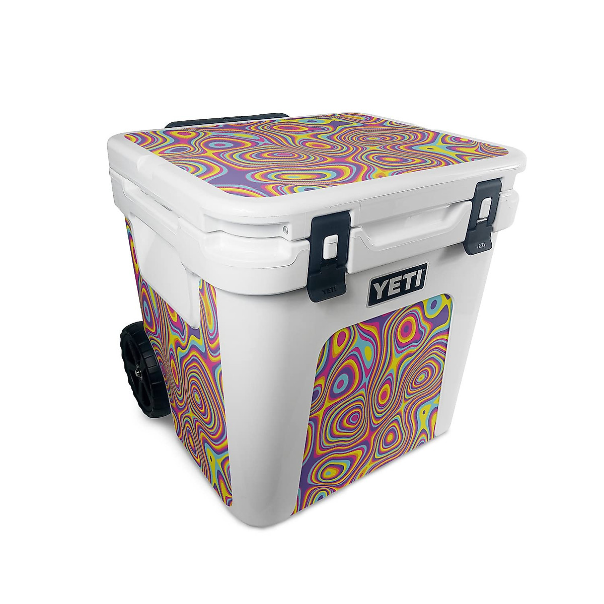 MightySkins Skin Compatible with Yeti Roadie 48 Wheeled Cooler - Gobstopper | Protective, Durable, and Unique Vinyl Decal wrap Cover | Easy to Apply, Remove, and Change Styles | Made in The USA