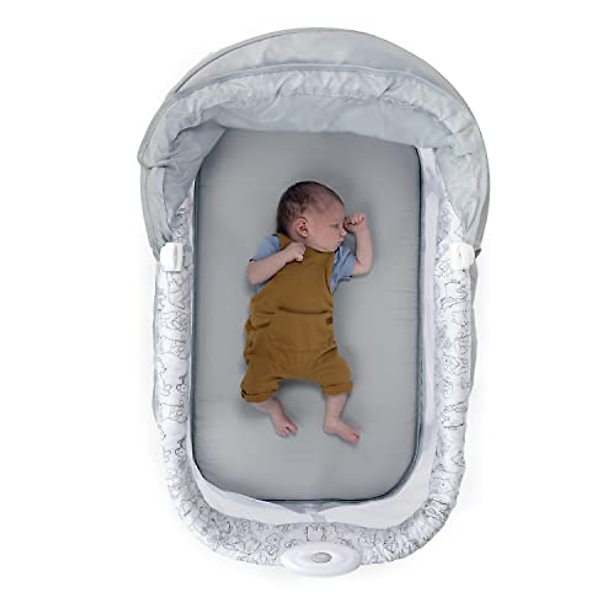 Bright Starts Disney Baby Winnie The Pooh - Slumber Party Soothing Bassinet with Vibrations, Ages 0-5 Months
