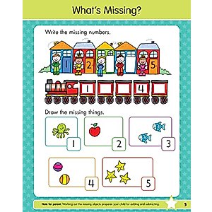 Kindergarten Math Workbook Ages 5 to 6: 75+ Activities Addition & Subtraction, Counting and Writing Numbers 1 to 20, Addition and Subtraction, ... Numbers, Count by 2s & More (Common Core)