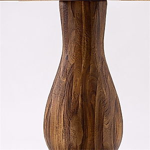 East West Furniture FE2-0N-TP Ferris Modern Dining Table - a Round Kitchen Table Top with Pedestal Base, 48x48 Inch, Sandblasting Antique Walnut