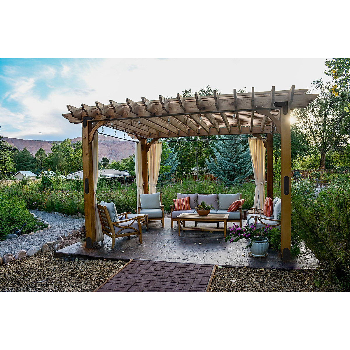 National Hardware N800-022 Lag Screw Made of Galvanized Steel Used to Install Outdoor Reinforcement Hardware Collection, Blacks on Pergolas Gazebos Arches and Raised Garden Beds, 1/2x 3, 8 Pack