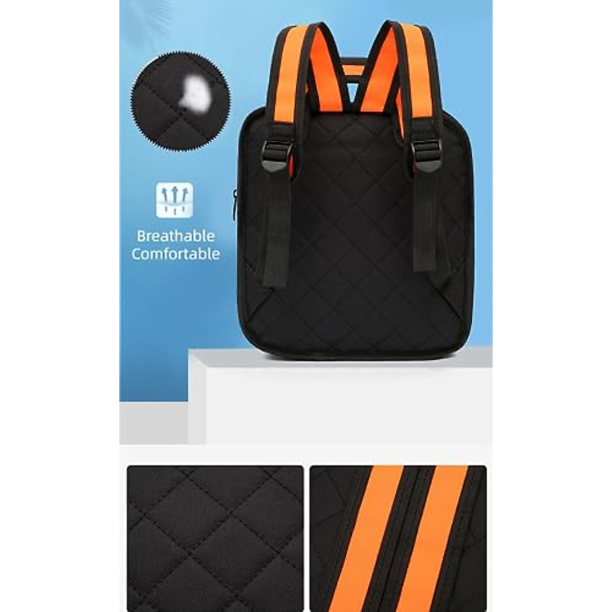 Yinilomo 3D Jump Style Kawaii Backpack Sketch Cute Cartoon 2D Drawing from Comic Paper Anime Bookbag School Supplies Fun Daypack (Red)