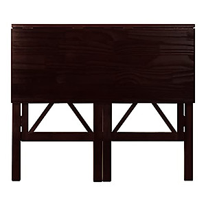 Casual Home Montego Folding Desk with Pull-Out Tray-Espresso