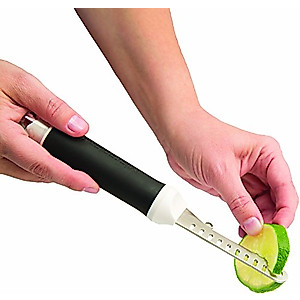 Microplane Ultimate Bar Mixology Tool - Stir, Strain, Cut, Slice, Muddle, Peel, and Garnish