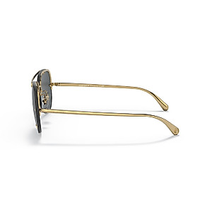 Versace VE2231-100287 Sunglasses GOLD w/DARK GREY 60mm