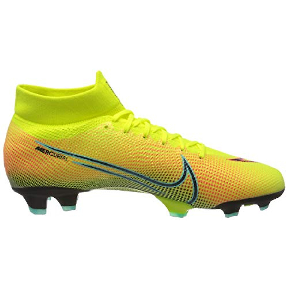 Nike Superfly 7 Pro MDS Fg, Unisex Adult's Football Soccer Shoe, Lemon Venom/Black-Aurora Green, 9 UK (44 EU)