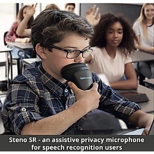 Steno SR Pro-1 is a Pocket Sized Sound Booth. Privately use Speech Technology and Eliminate Background Noise with The Industry Best Voice Isolation Microphone.