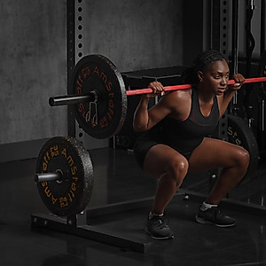 AmStaff Olympic Weight Plate Holder for Power & Squat Racks – Available 2x2 – 2.5x2.5 – 3x3 Inch Tube Sizes – Weight Plates Horn Storage Attachment for Power Squat Rack – (Pair) (3"x3" Tube Racks)