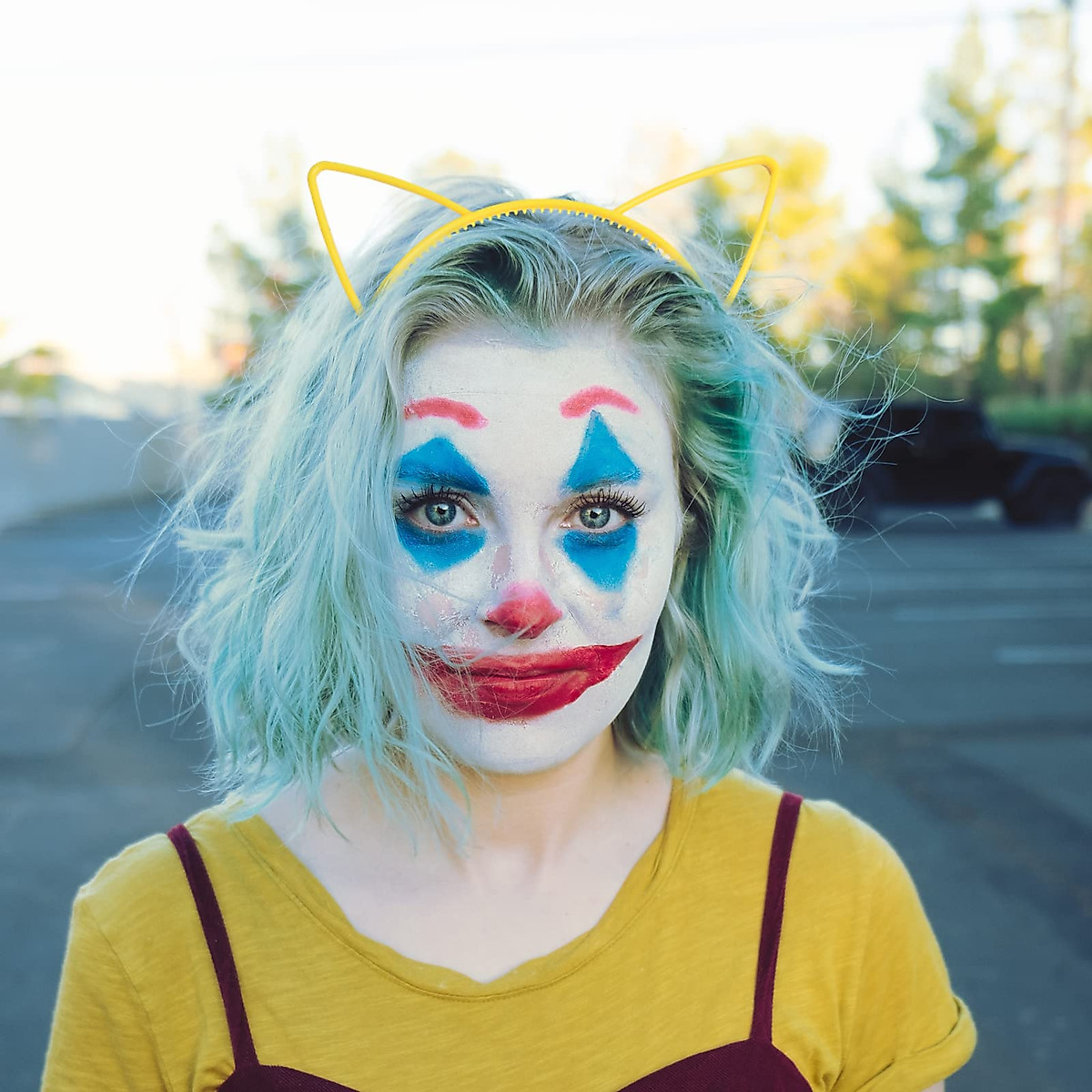 Rhoxshy Plastic Cat Ears Headband Cat Headbands for Girls Women Multicolor Head Hoops Sawtooth Kitty Ears Hairbands (Colorful)