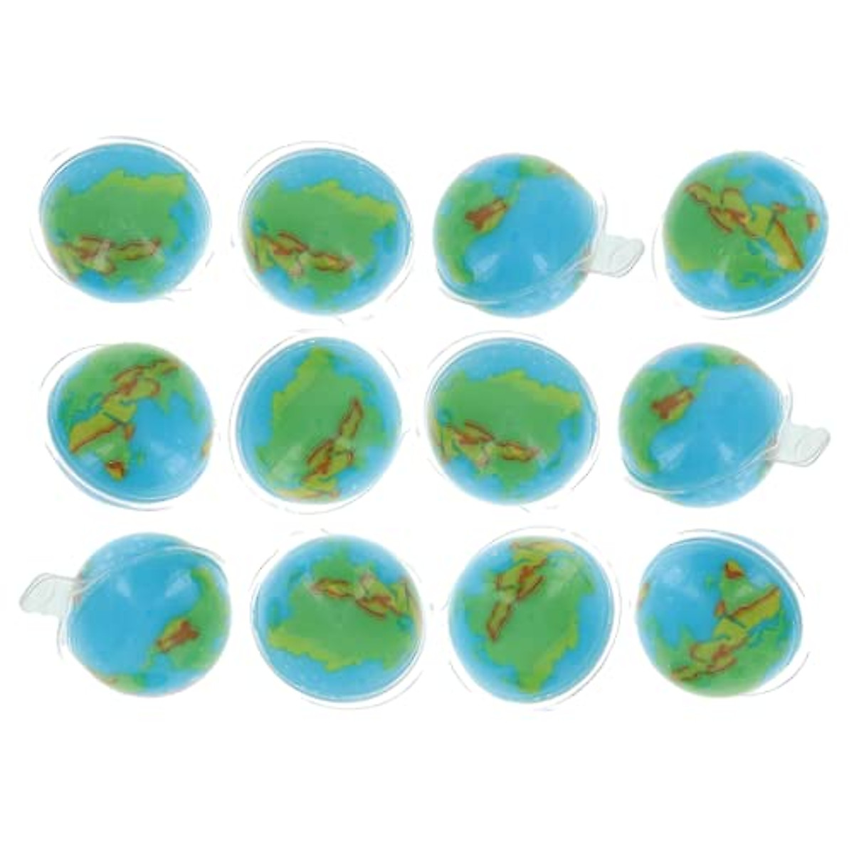 One Flavor Candy Earth Gummy Planet Gummi Candy Bulk in Resealable Bag (12 Balls) (Planets)