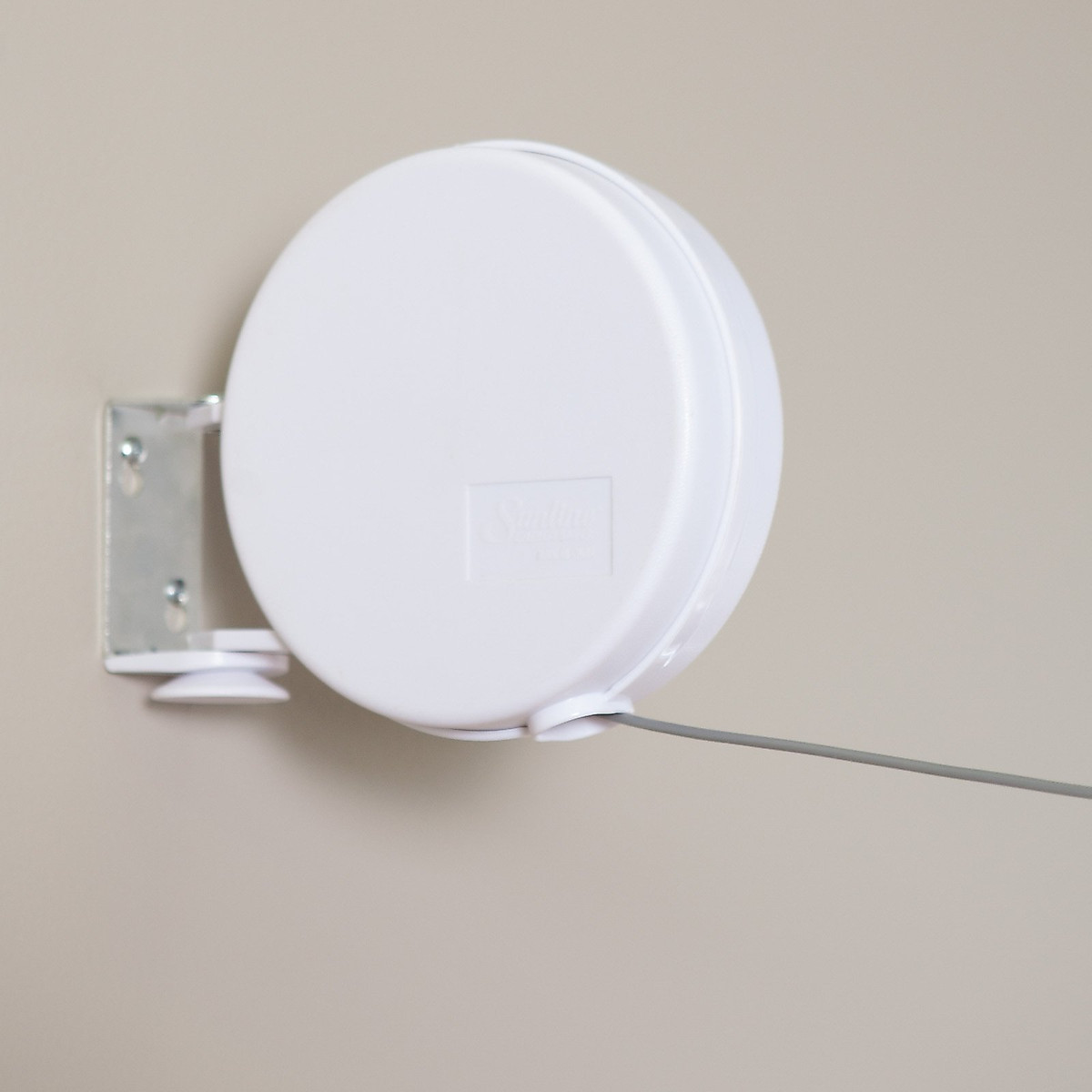 Household Essentials R-400 Single Line Retractable Clothesline | 40 Feet for Hanging Laundry, White