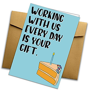 Work Bestie Card Work Friend Birthday Card Coworker Birthday Card Colleague Birthday Card Boss Birthday Card Coworker Gift Leaving
