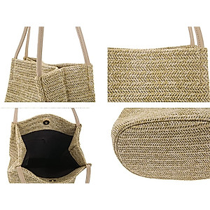 Tote Bag for Women Small Satchel Bag Straw Beach Bag Cute Hobo Bag Fashion Tote Handbag Fashion Crossbody Bag 2024