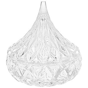 Godinger Crystal Famous Hersheys Kiss Crystal Candy Dish