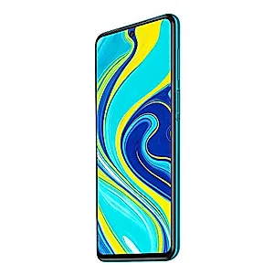 Xiaomi Redmi Note 9S (64GB,4GB) 6.67", 48MP Camera, 18W Fast Charge, 5020mAh Battery, Dual SIM GSM Unlocked 4G LTE (T-Mobile, AT&T, Metro, Cricket) International Model (Aurora Blue, SD + Case Bundle)