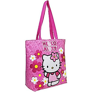 Tote Bag - Hello Kitty - Flowers Pink New Gifts Girls Hand Purse /