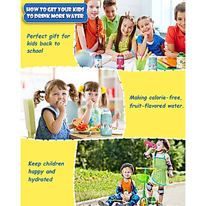 FJ bottle FJ bottle 13 oz Patent Design Insulated Kids Water Bottle with Straw Lid and Silicone Protective Cover, AirFree Vent Technology Care for Kids, BPA Free, Multiple Colors (Wild Dinosaur/12 oz)