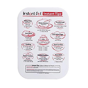 Instant Pot - 5271105 Instant Pot Official Cutting Mat with Recipes, 10x14, White