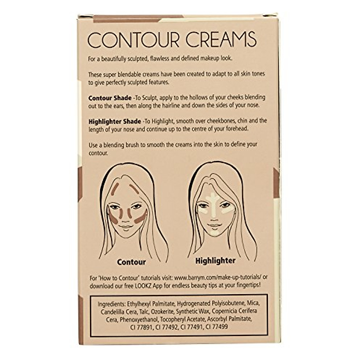 Barry M - Chisel Cheeks Contour Cream Sticks