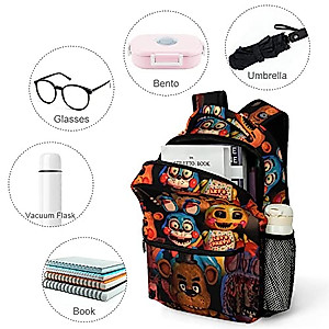 Travel Backpack Five Horror Nights Video at Game Freddy's Bag Big Capacity Shoulder Bag Cool Travel Backpack Classical Basic Briefcase Laptop Bag