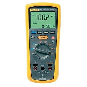Fluke - 1507CAL 1507 Digital Megohmmeter, 50/100/250/500/1,000V Test Voltages, with a NIST-Traceable Calibration Certificate with Data