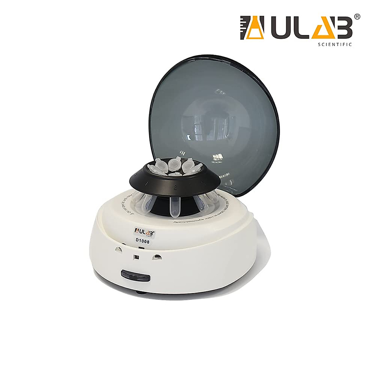 ULAB Mini Centrifuge, Lab Benchtop Micro Centrifuge 7000RPM, Low Noise, 2 Rotors for 8 x 0.2/0.5/1.5/2.0ml and 0.2mL×32 PCR Strips or 0.2mL×4 PCR 8 Strips, UMP1008
