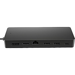 USB-C Docking Station, 7-in-1 Multiport hub, Dual 4K@30Hz or singl4K@60Hz for Monitor (1 HDMI, 1 Displayport), 2 USB-A, 1-USB-C, 1 RJ45 for Win10/11, MacOS, ChromeOS. PC, Laptop, Notebook