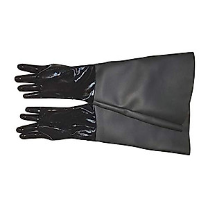 TUFF-Blast Neoprene Gloves for Sandblasting Sandblaster Sand Blast Cabinet - 8" x 26" Made in USA