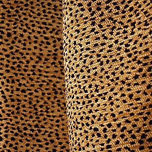 Siamese Black Tan Leopard Cheetah Upholstery Fabric
