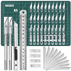 Exacto Knife Precision Carving Craft Hobby Knife Kit with 40 PCS Exacto Blades for DIY Art Work Cutting, Hobby, Scrapbooking, Stencil