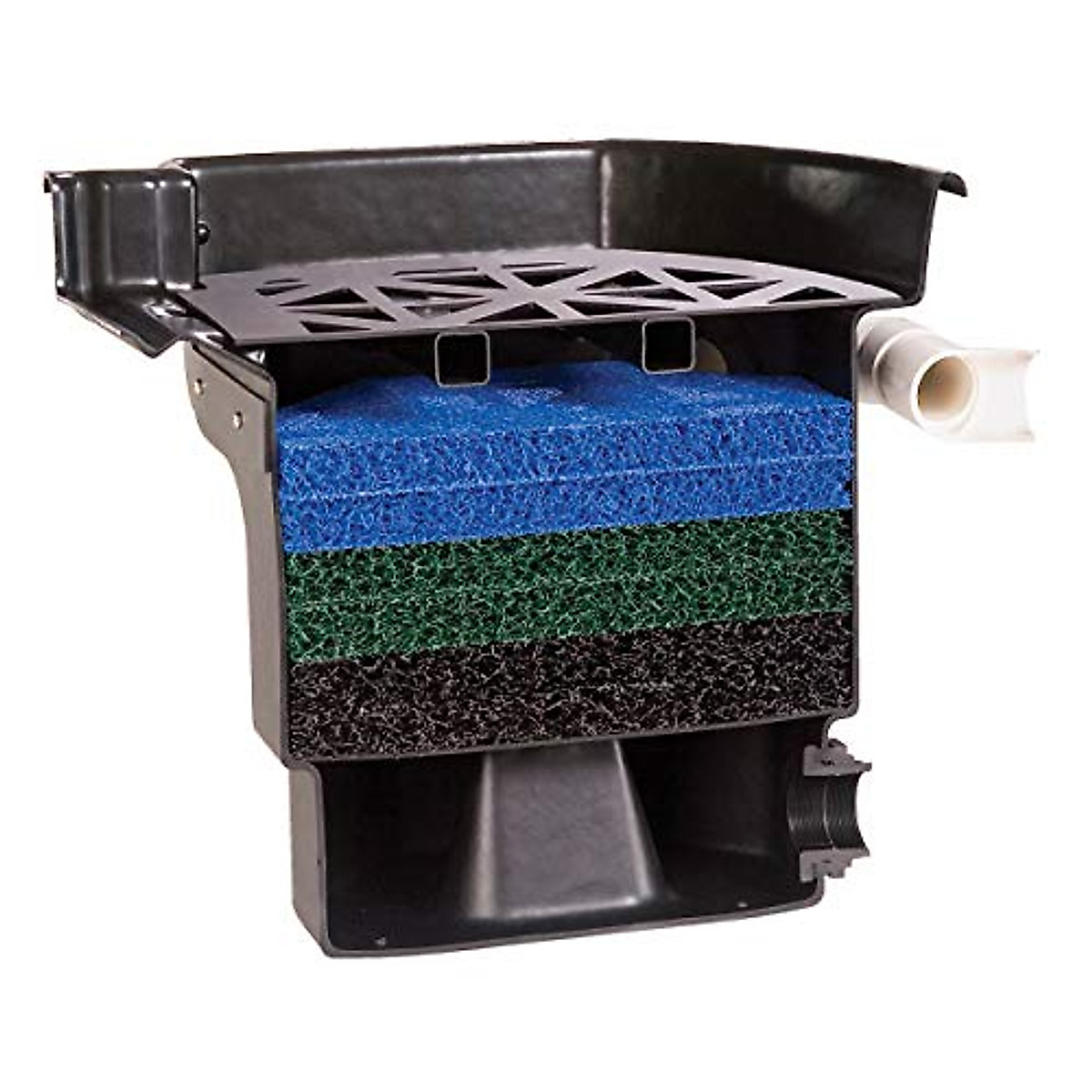 Atlantic Water Gardens BF1900 Pond Filter & Waterfall Spillway, 19-inch, Black