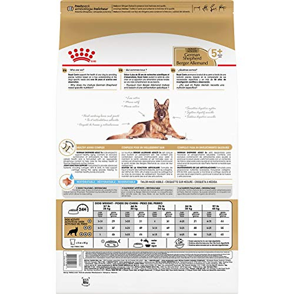 Royal Canin® Breed Health Nutrition German Shepherd Adult 5+ Dry Dog Food, 28 lb